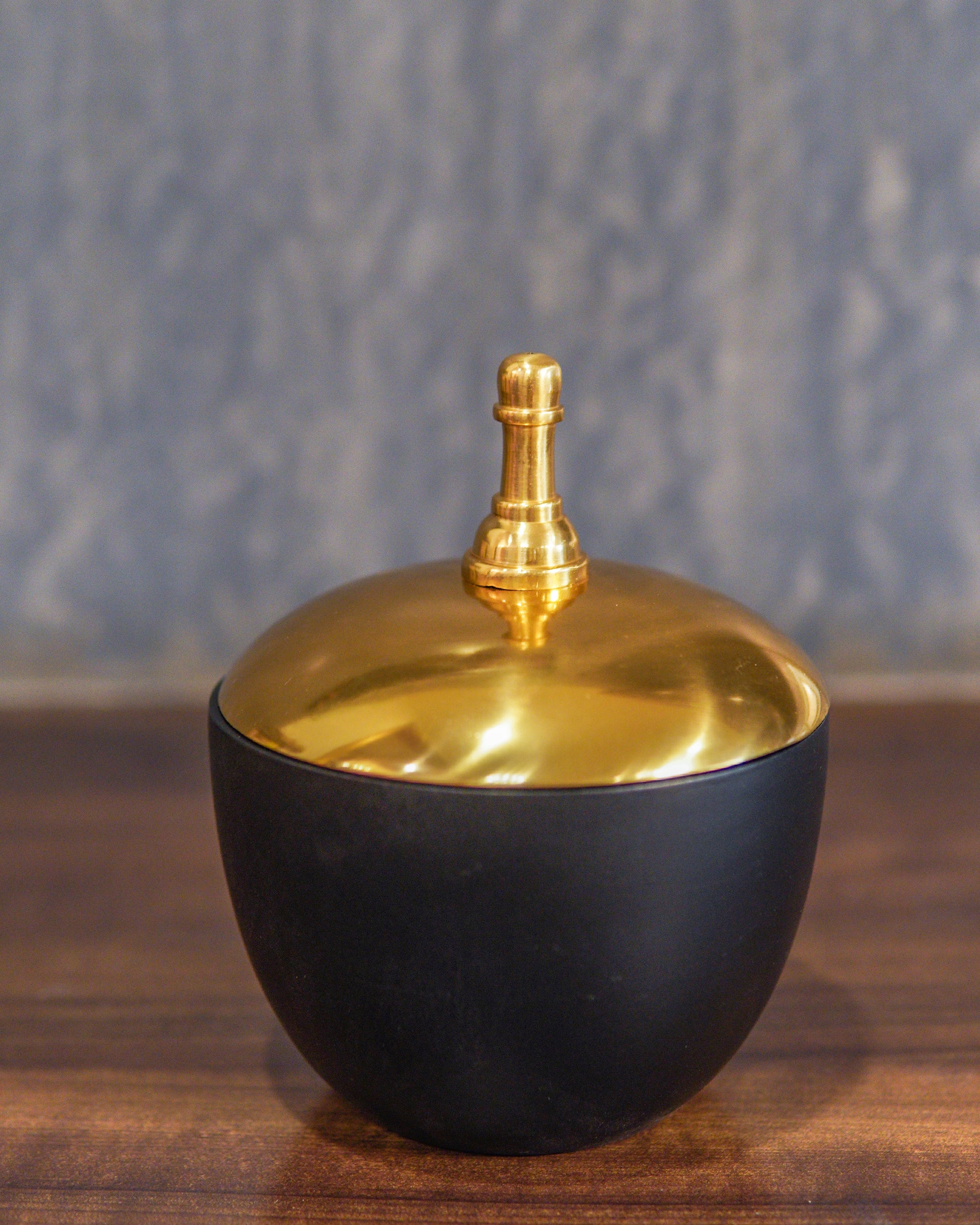 Artisanal Brass Gold Top Storage Jewellery Container Box (Large)